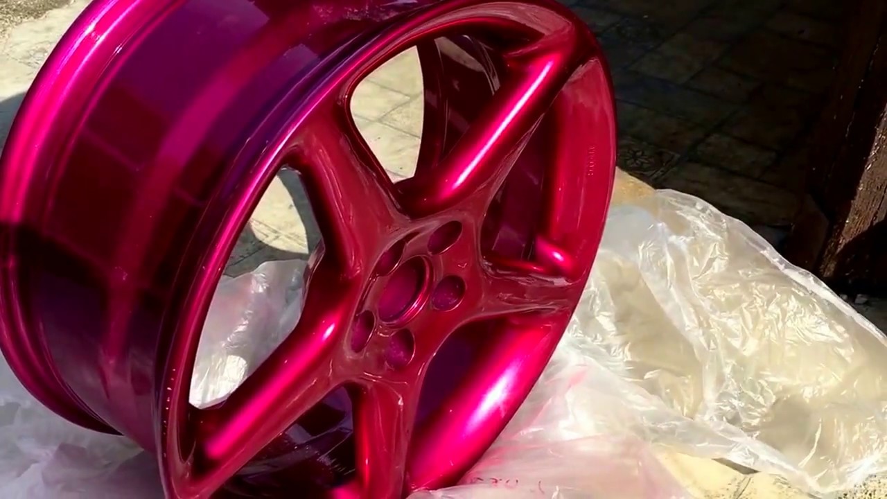 MIM 17" Purple Candy wheels - YouTube