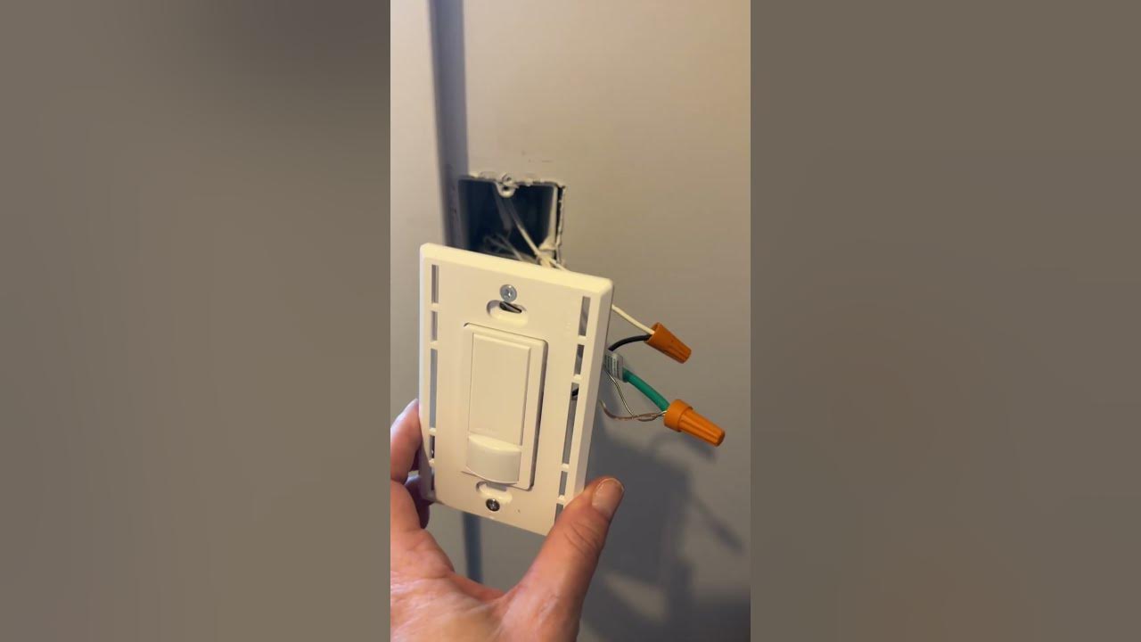 Install a Motion Sensor Light Switch in 2 Minutes - YouTube