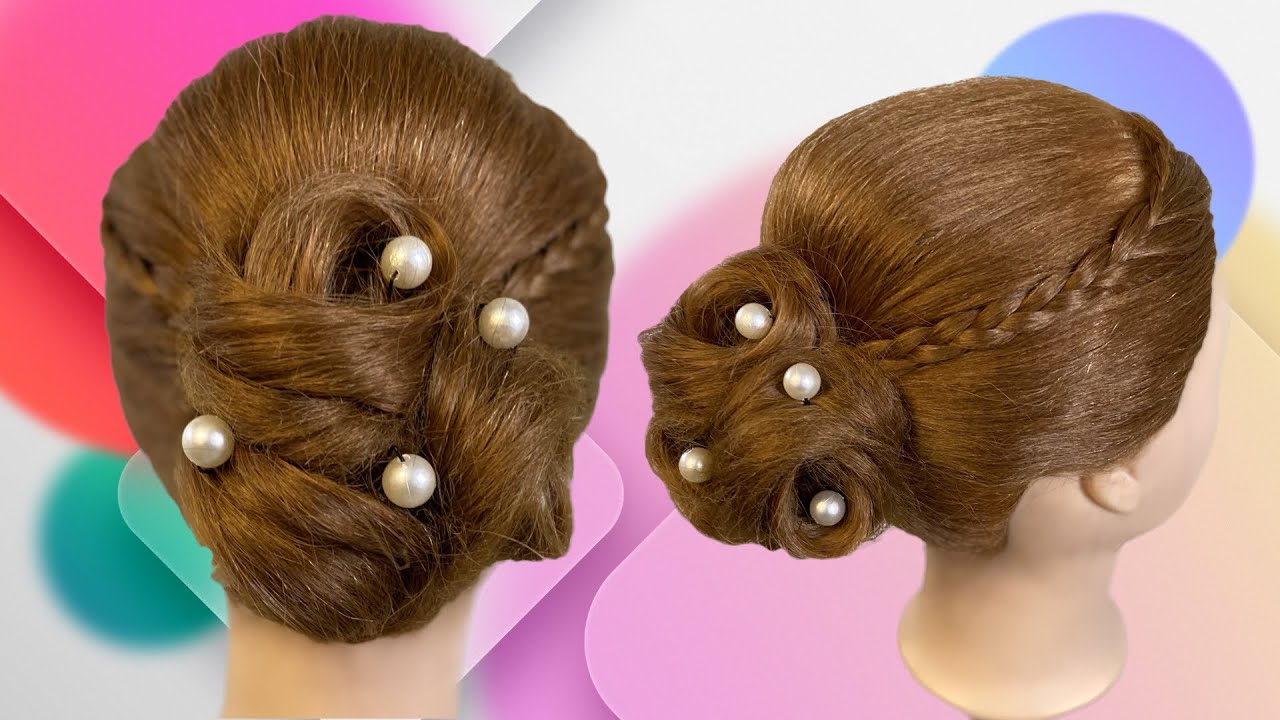 Easy hairstyle || wedding hairstyle || sadi ware hairstyle - YouTube