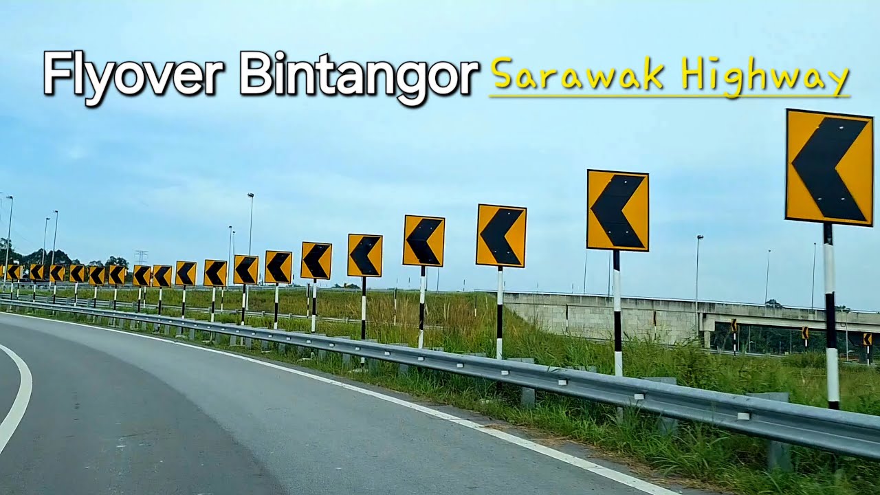 Sarawak Pan Borneo BINTANGOR FLYOVER driving to Bintangor town⭐️Bumi ...