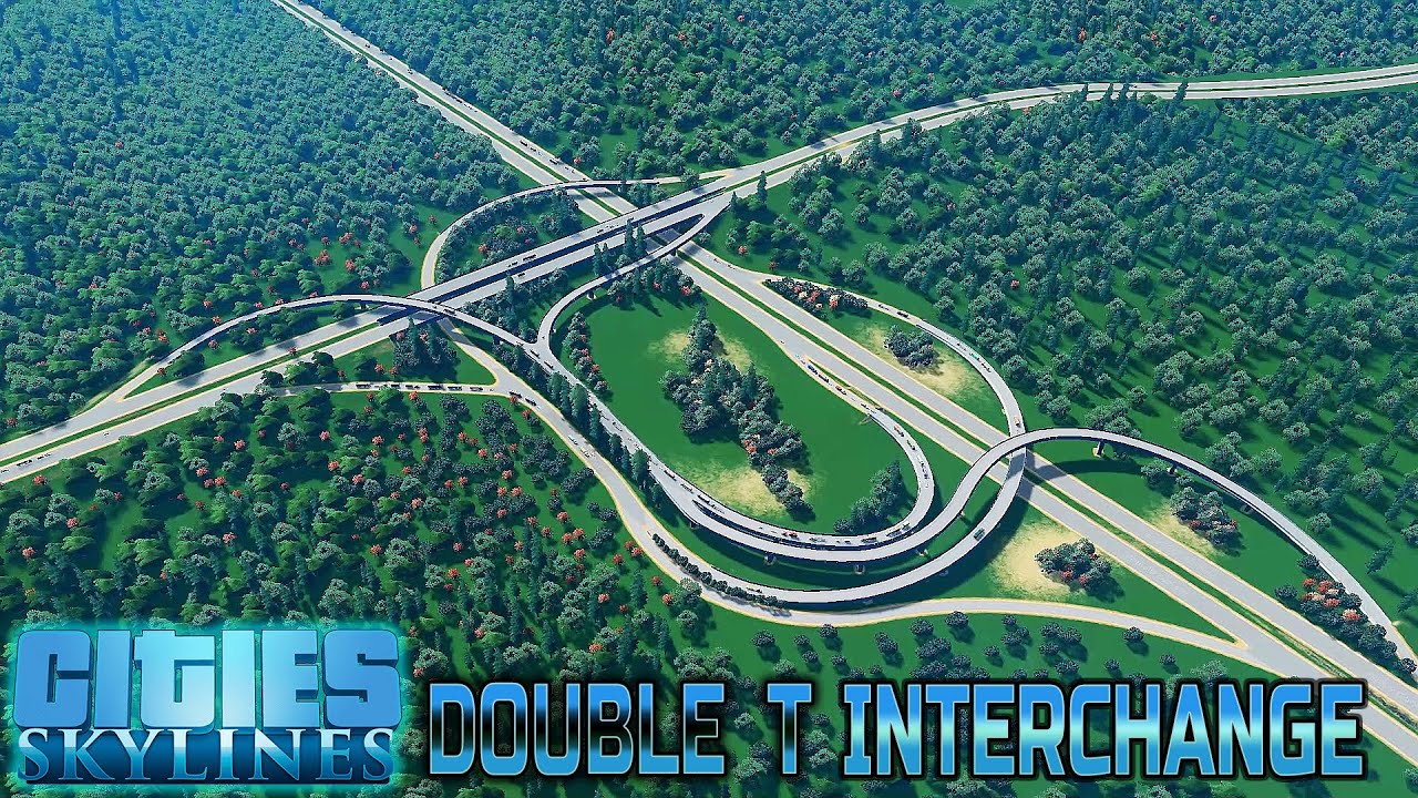Highway Interchange - Double T Interchange - YouTube