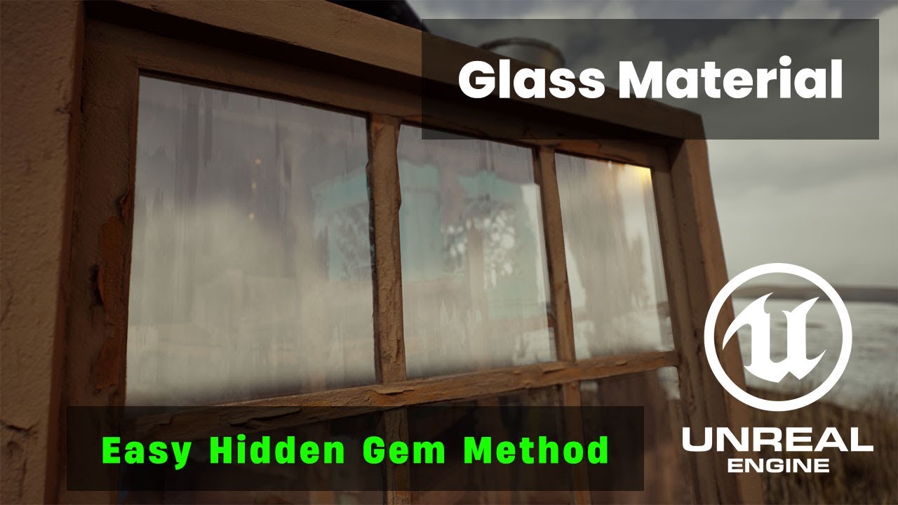 The Best Glass material in Unreal Engine 5 - YouTube