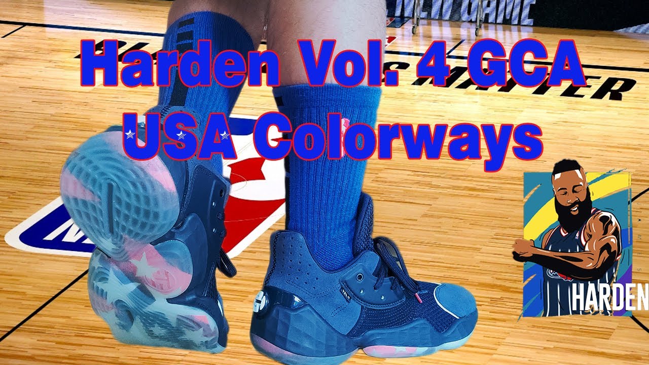 Harden Vol. 4 GCA (USA Colorways) Review/Unboxing/Performance - YouTube