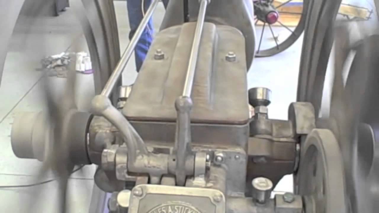 stickney engine 6 hp - YouTube
