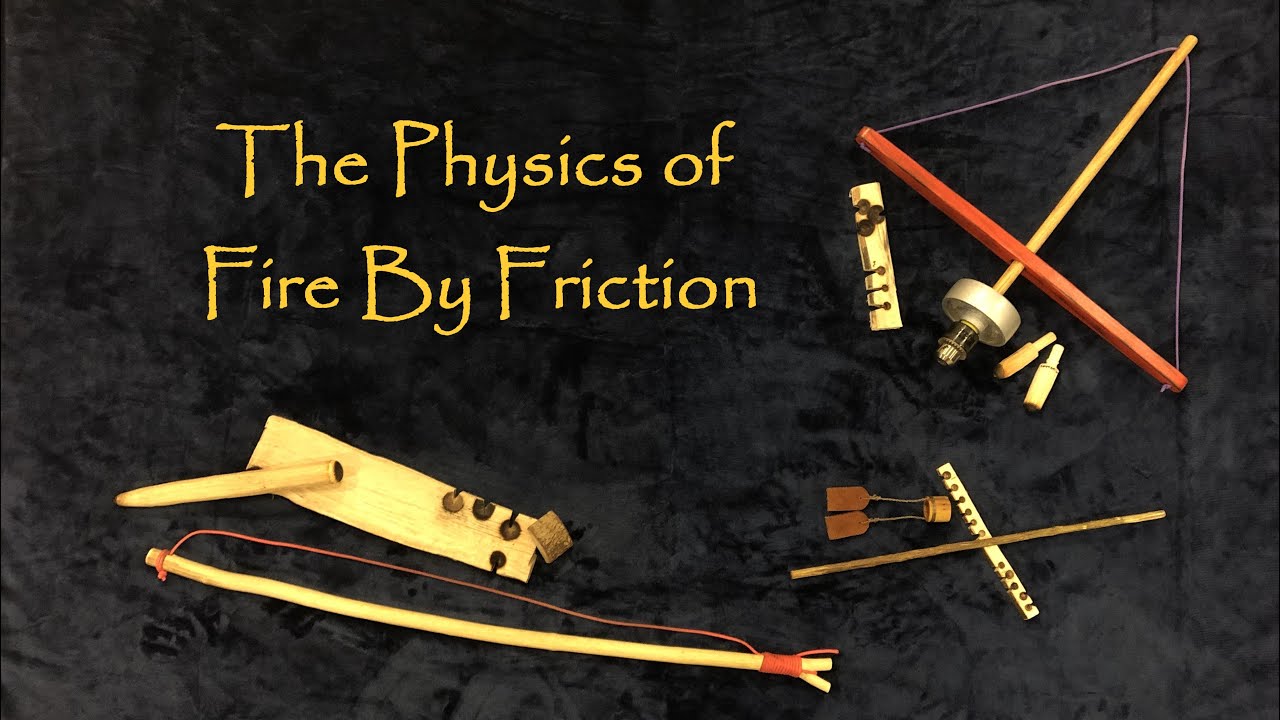 The Physics of Fire By Friction - YouTube