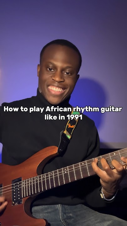 How to play African rhythm guitar like in 1991 #music #africa #guitar ...