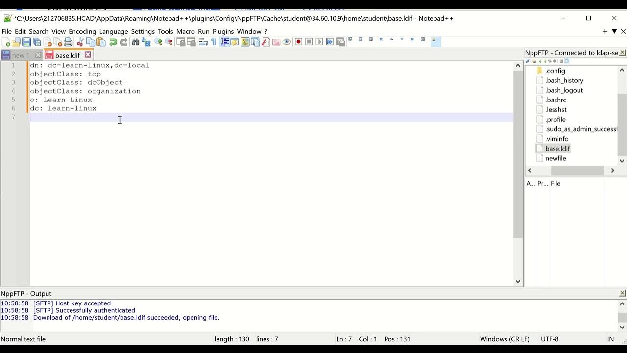 LDAP Part One Set up LDAP Server Create LDAP Base Structure Debian - YouTube
