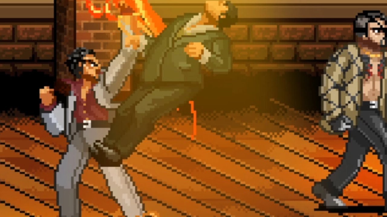 Streets Of Kamurocho - Kazuma Kiryu Gameplay (Yakuza x Streets of Rage ...