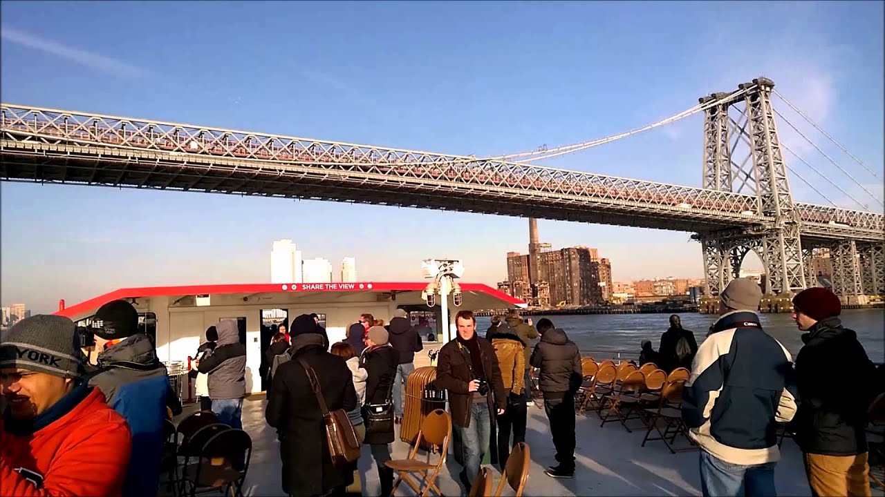 Um Super Passeio pelo rio Hudson Vendo a Beleza de Manhattan! - YouTube