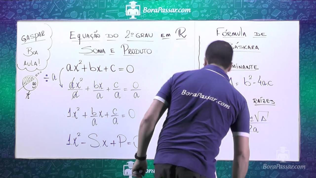 Como resolver equação do 2º grau por soma e produto - YouTube