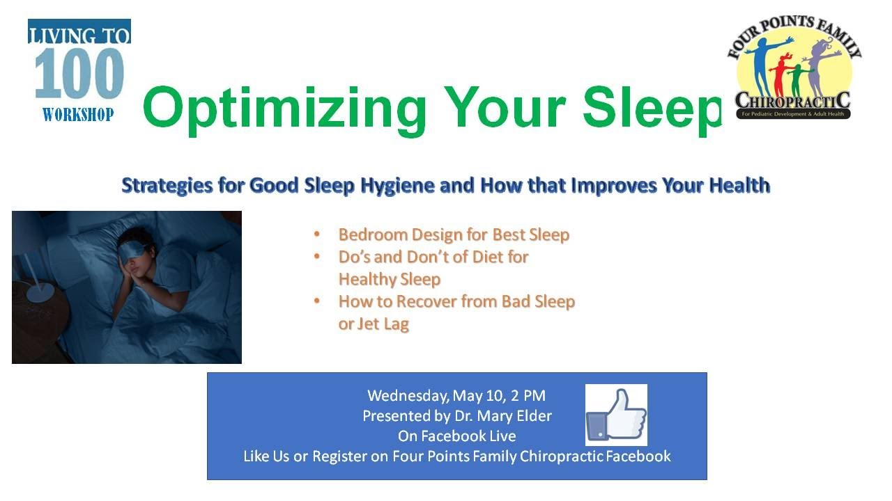 Optimizing Your Sleep...Strategies for Good Sleep Hygiene & How that ...