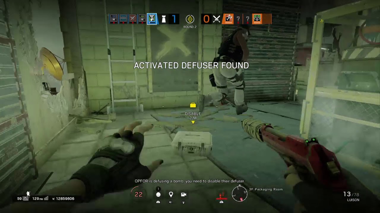 Tom Clancy's Rainbow Six® Siege ninja defuse - YouTube