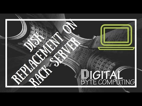 HOW to Remove and Replace a Disk on a Rack Mount SERVER?? [step-by-step ...