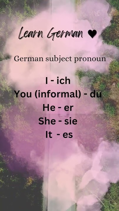 German subject pronoun #A1exam #shorts #practice #germaneveryday #funny ...