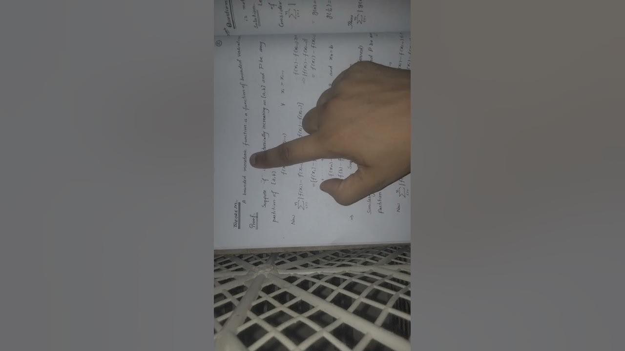 part 1 functions of bounded variation with examples - YouTube