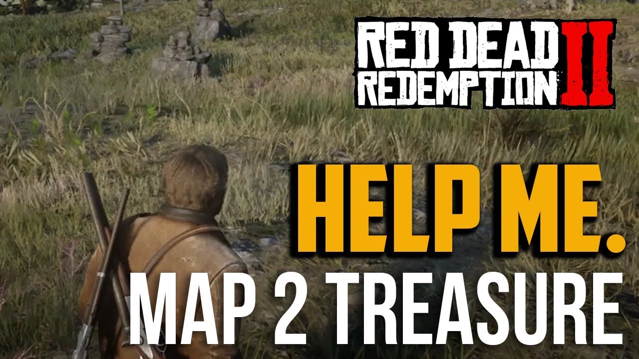 Red Dead Redemption 2 : Jack Hall Gang Map 2 Treasure Location - YouTube