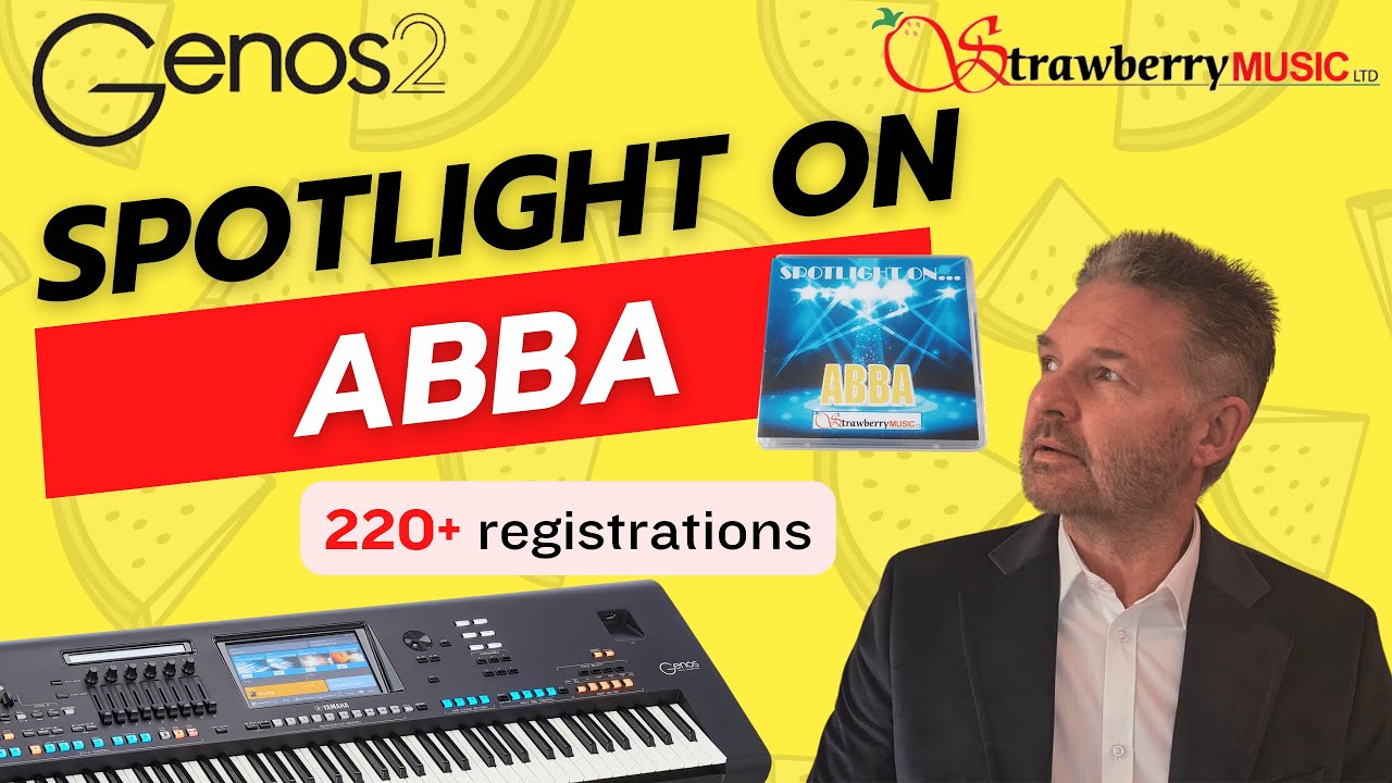 GENOS 2 registrations, "Spotlight On...Abba" Genos software. "Take A Chance On Me ...