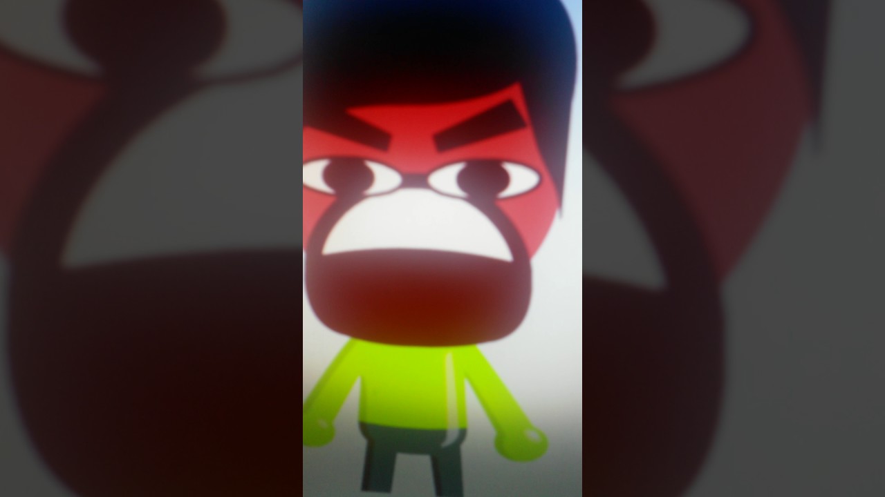 I made boris the teeth guy in mii maker - YouTube