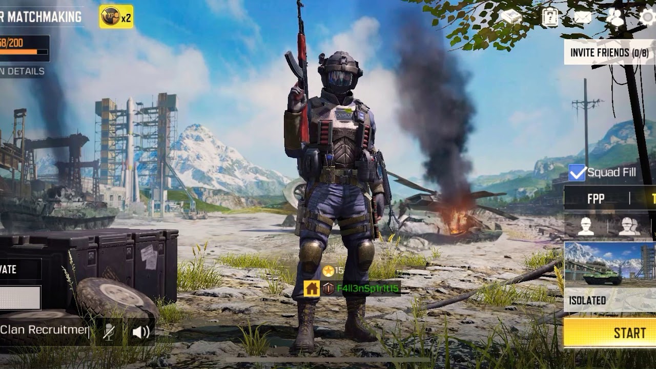 Playing COD:Battle Royale - YouTube