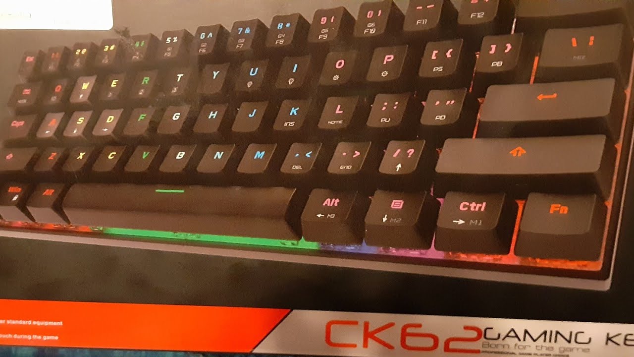 Unboxing del teclado CK62 - YouTube