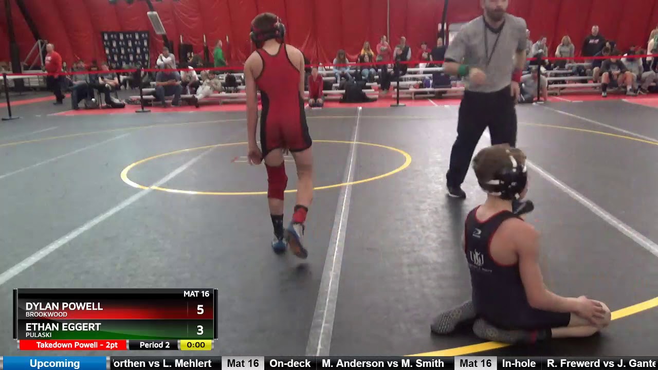 16U 88 Ethan Eggert Pulaski Vs Dylan Powell Brookwood - YouTube