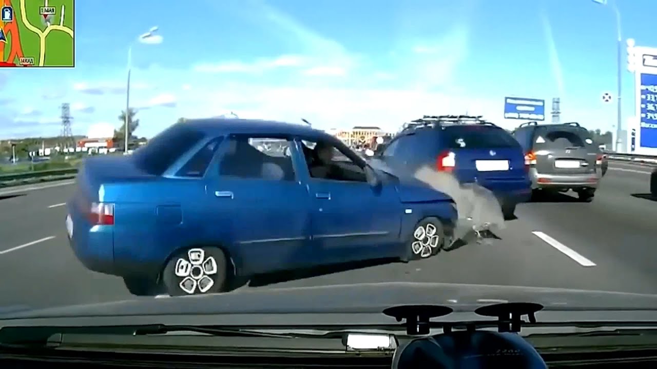 Funniest car crashes 2018 - YouTube