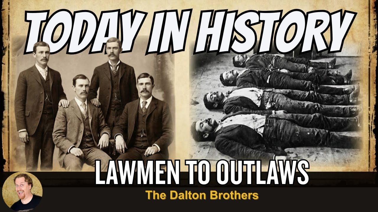 THE DALTON GANG: Lawmen Turned Outlaws | Today in History (1891) - YouTube