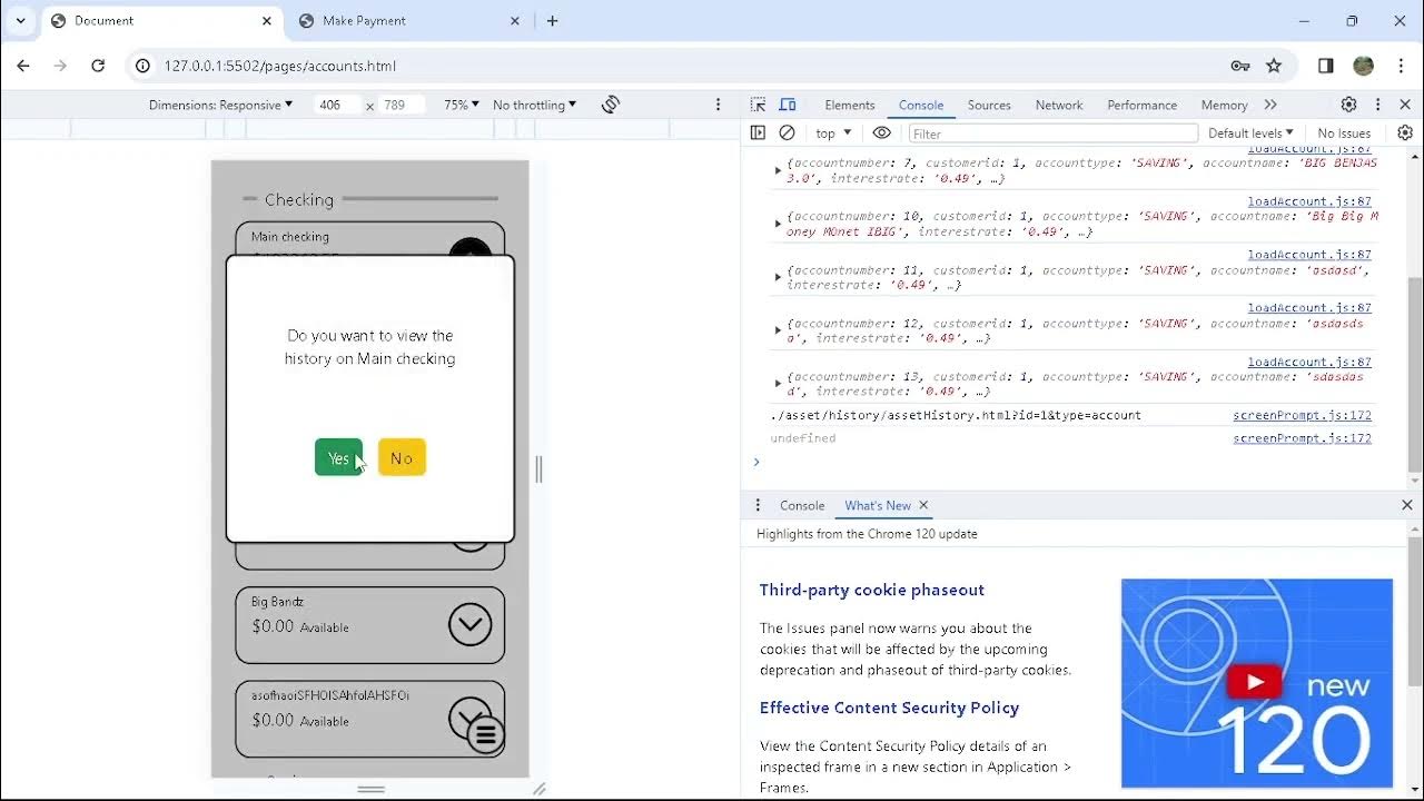 Bank App V2 Demo 1 - YouTube