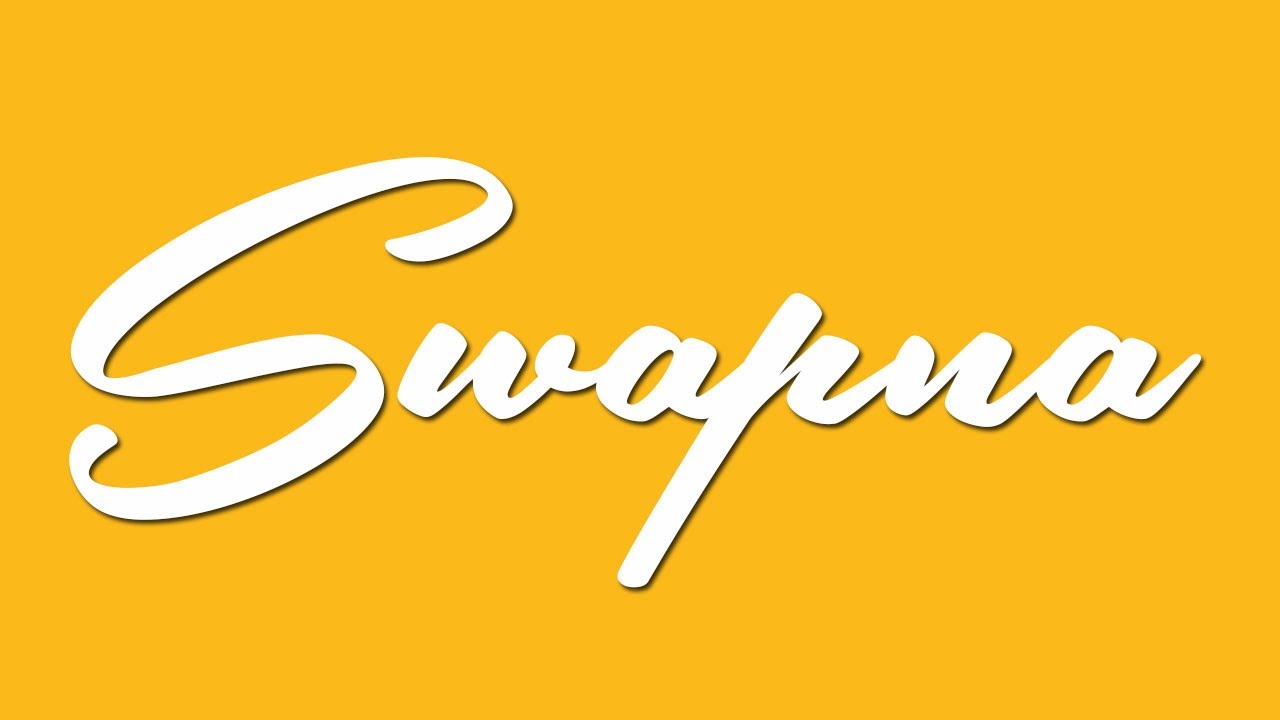 Swapna Name Signature Style | Swapna Signature Style | S Name Signature ...
