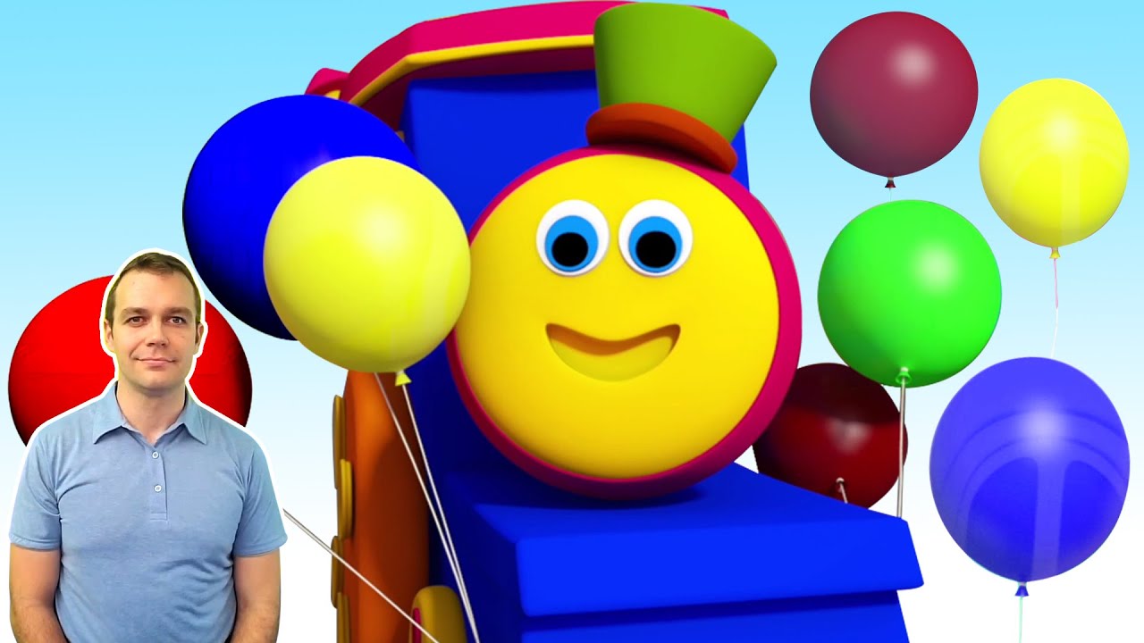 Balloon Song, Kids Sign Language Songs and Cartoon Videos - Bob the ...