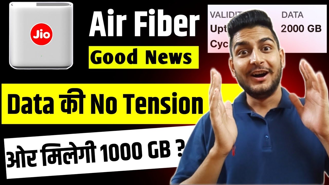 After Using 1000 GB in Jio Airfiber | Jio Provide 1000 GB Data Booster ...