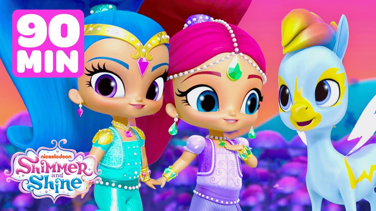 Shimmer & Shine Dance and Sing on Magical Adventures! 🎶 #2 | 90 Minutes ...
