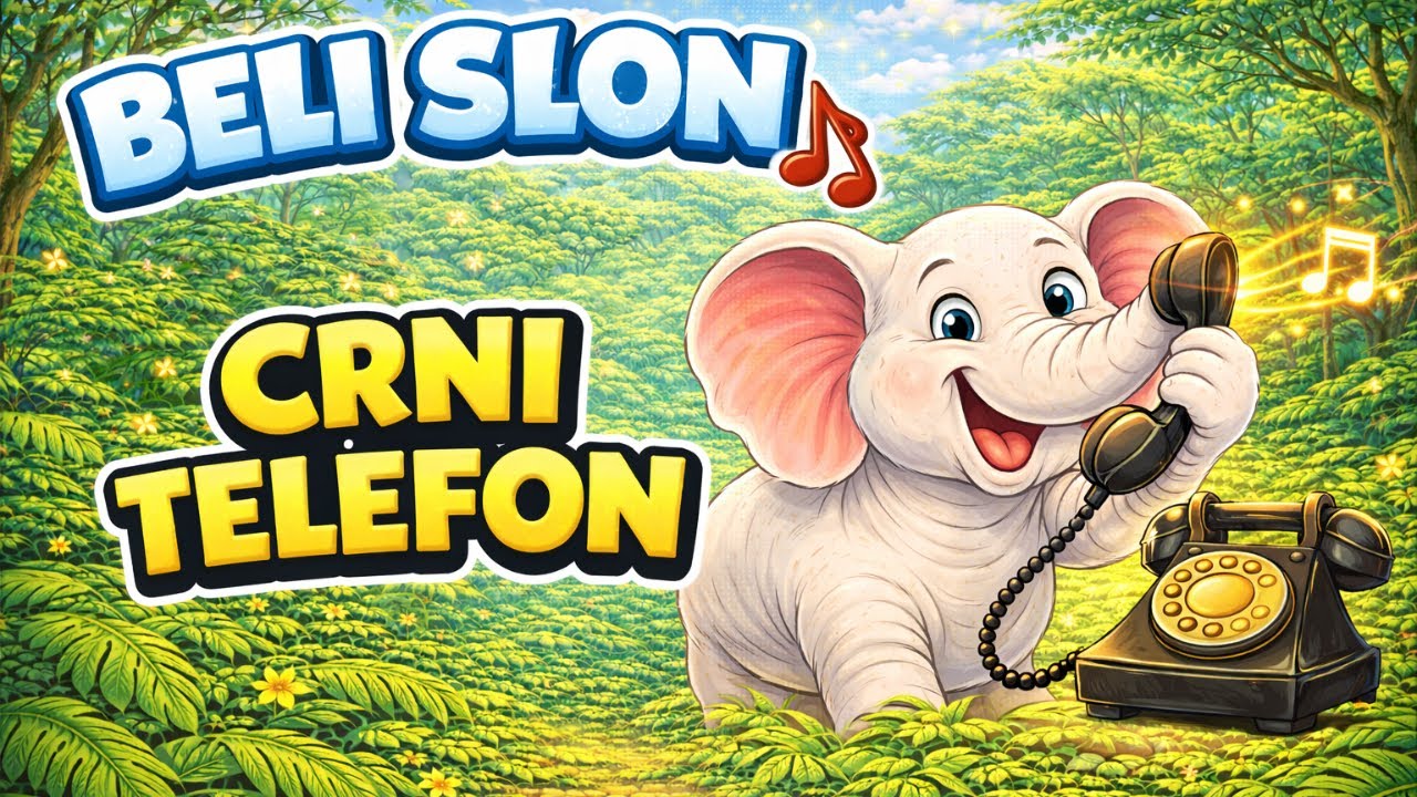 Telefonijada 📞🐘 || Beli slon, crni telefon || Dečije pesmice - YouTube