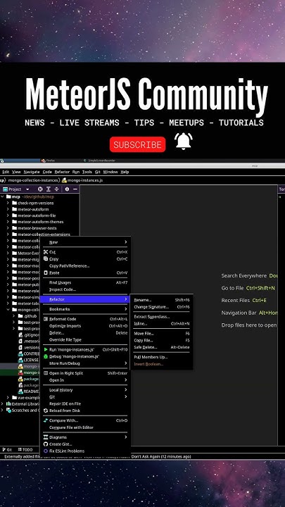Typescriptify A Meteorjs Package In 30 Seconds Shorts Meteorjs Javascript Typescript 2024