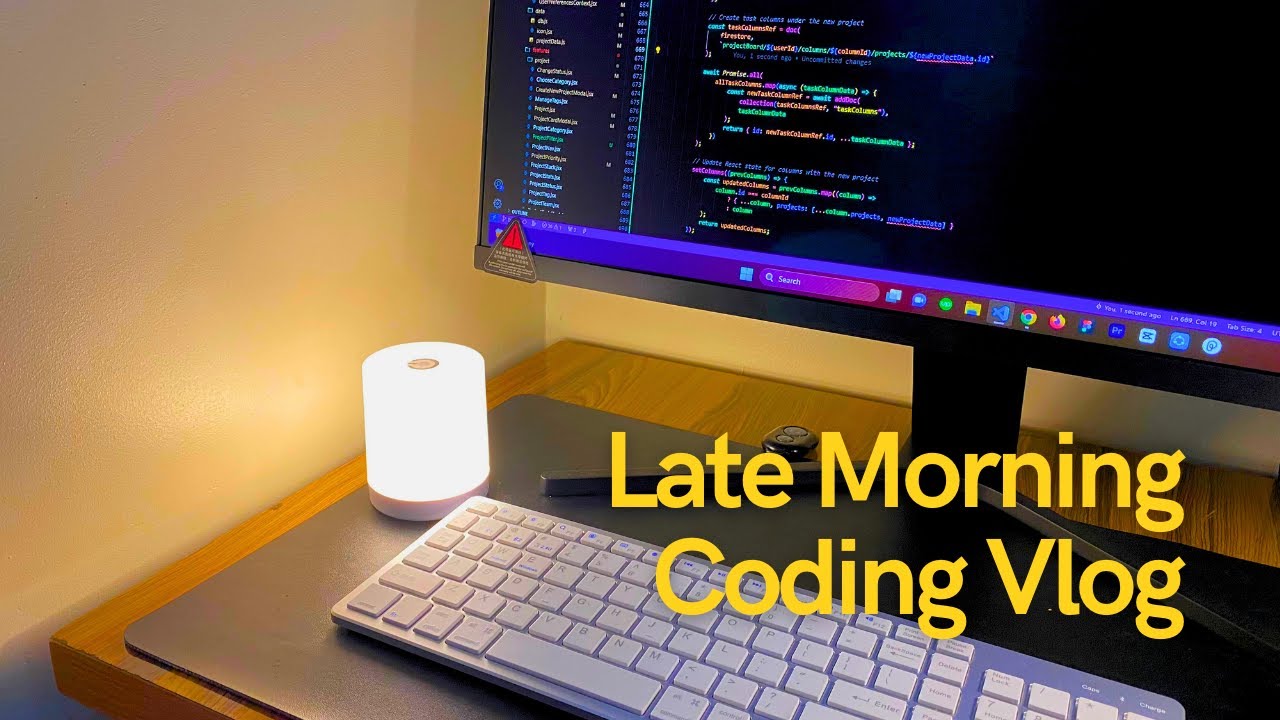 Late Morning Coding Vlog Aspiring Developer Day In My Life Living