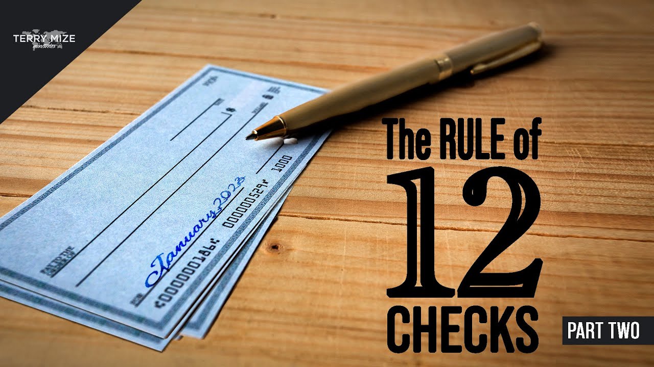The Rule of 12 Checks - Part 2 - Terry Mize TV Podcast - YouTube