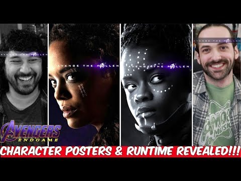 Avengers: Endgame CHARACTER POSTERS & RUNTIME REVEALED!!! - YouTube
