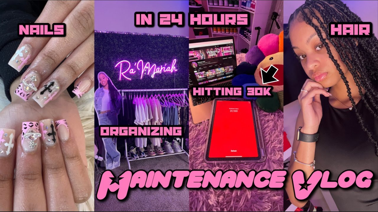Maintenance Vlog: SUMMER PREP EDITION | nails, soft locs, hitting 30k ...