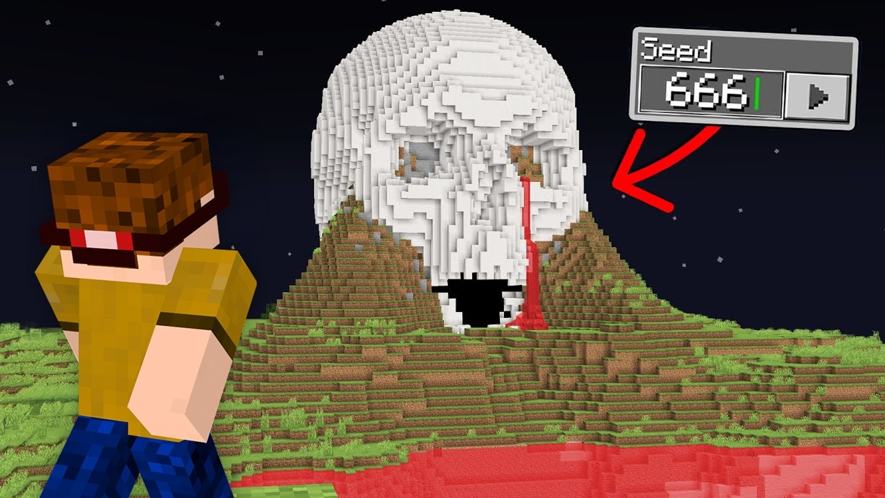 BETRETE NIEMALS den SEED 666 in Minecraft - YouTube