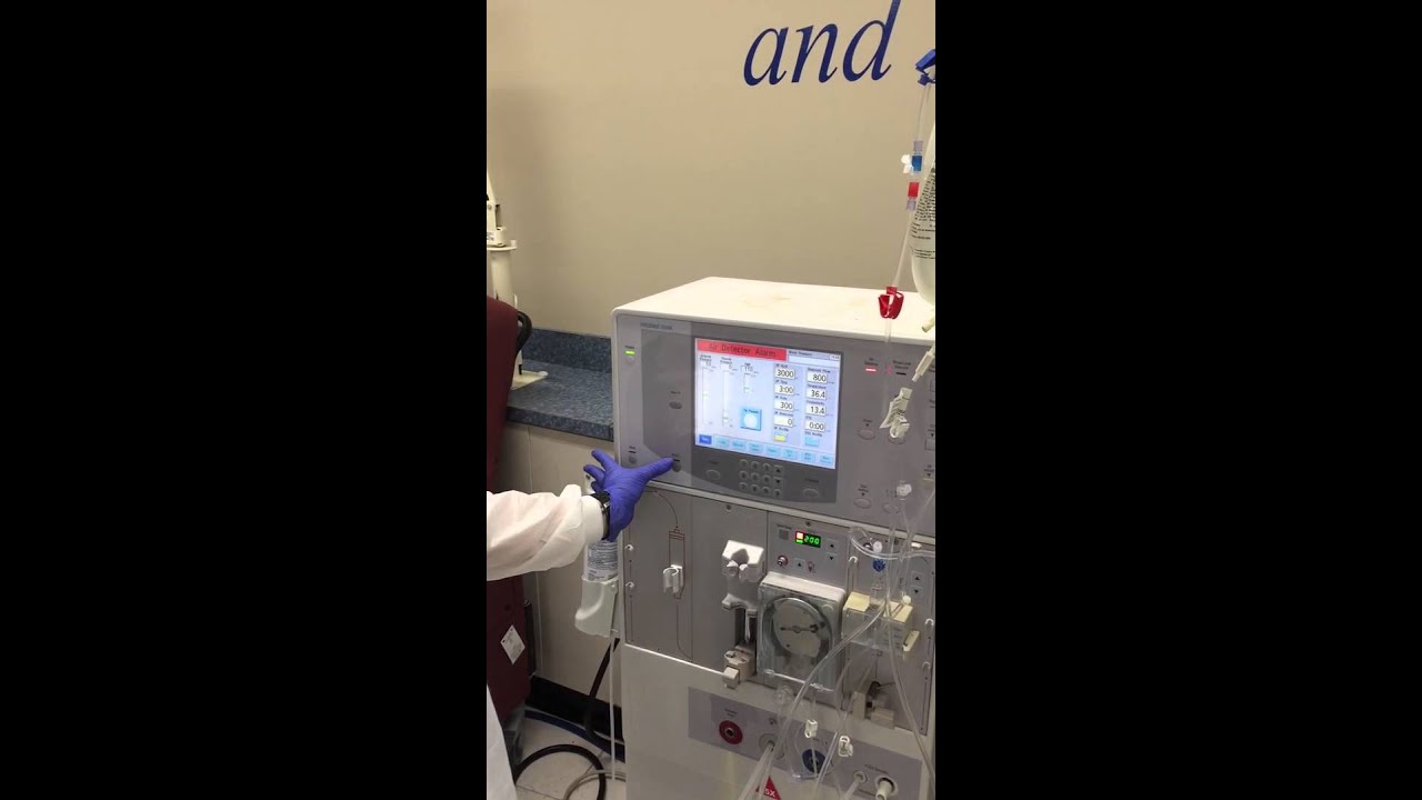 How to set up a dialysis machine - YouTube