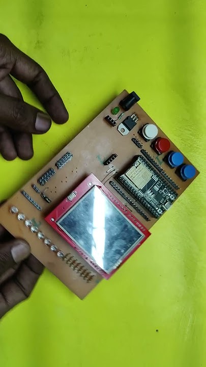 2.4'' TFT LCD Shield Menu Option Arduino - YouTube