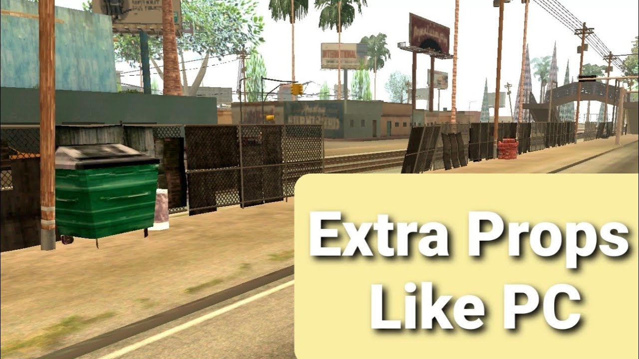 More Props Mod For Gta San Andreas Android | Modder Banda - YouTube