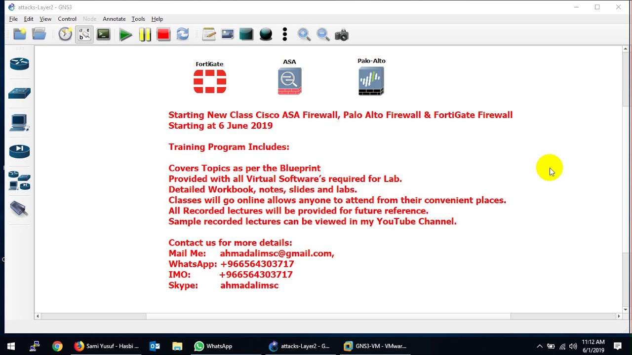 Cisco ASA + Paloalto + FortiGate Batch Starting - YouTube