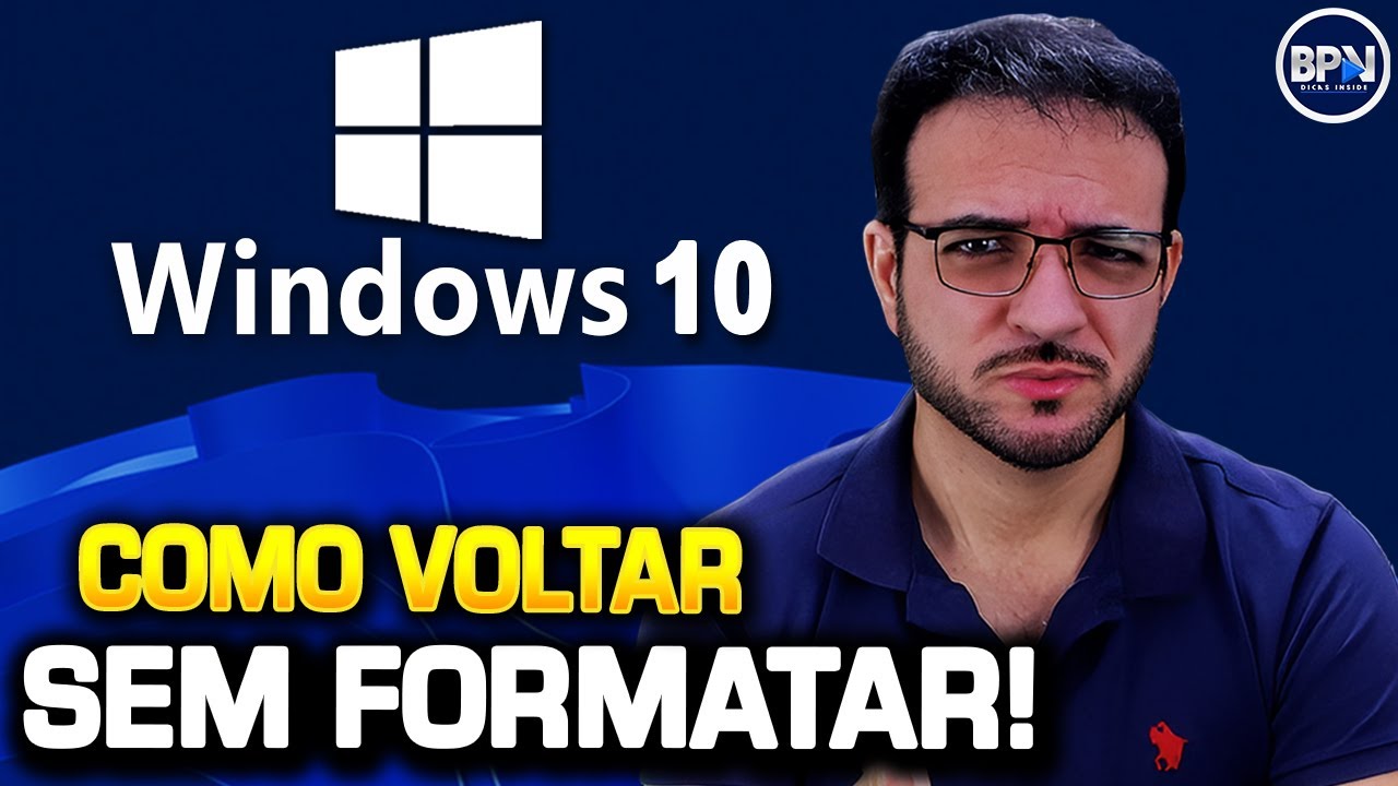 COMO VOLTAR do Windows 11 para o Windows 10, SEM FORMATAR o PC - Passo a Passo! - YouTube