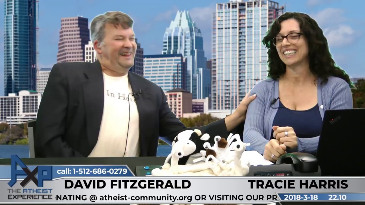 Atheist Experience 22.10 with Tracie Harris and David Fitzgerald - YouTube
