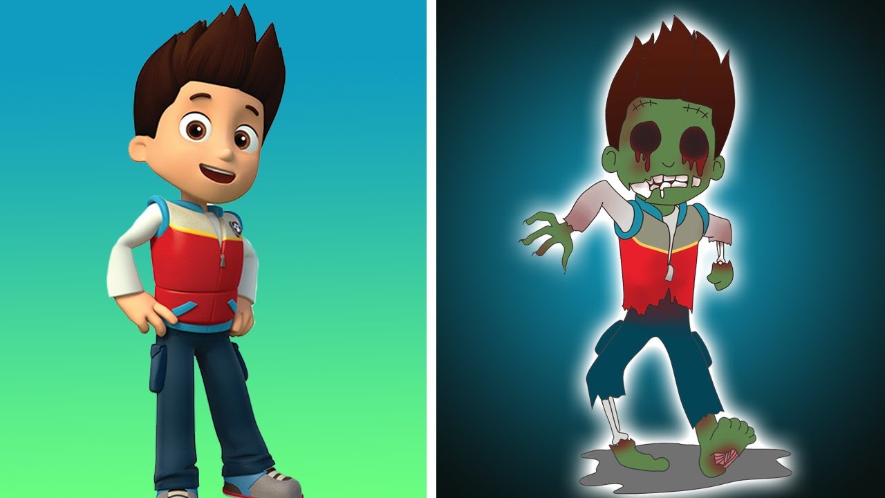 Paw Patrol RYDER As Zombie Version || Speed Drawing Art Digital 🔥🔥🔥 ...