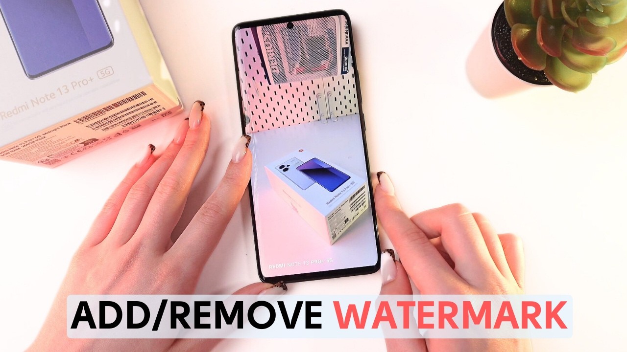 How to Add/Remove Photo Watermark on Xiaomi Redmi Note 13 Pro+ 5G ...