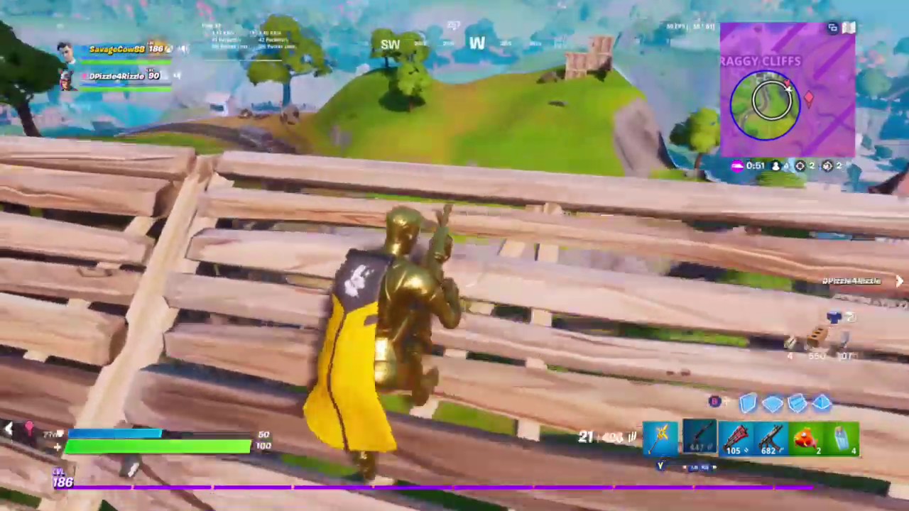 Fortnite Gold Midas Drip WIN - YouTube