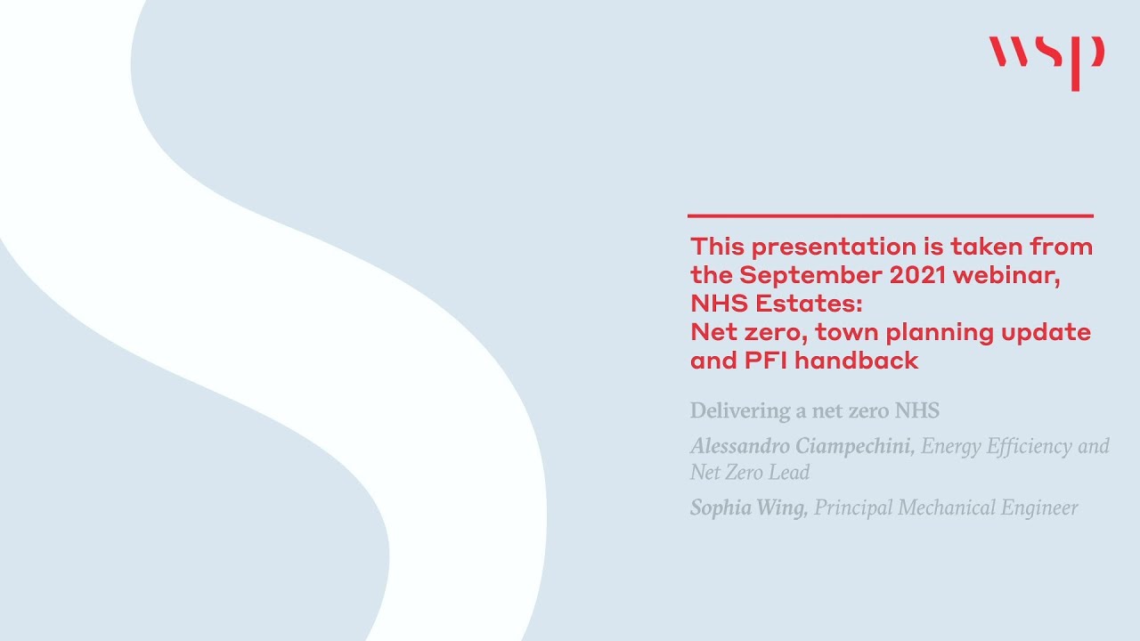 Delivering a net zero NHS - YouTube