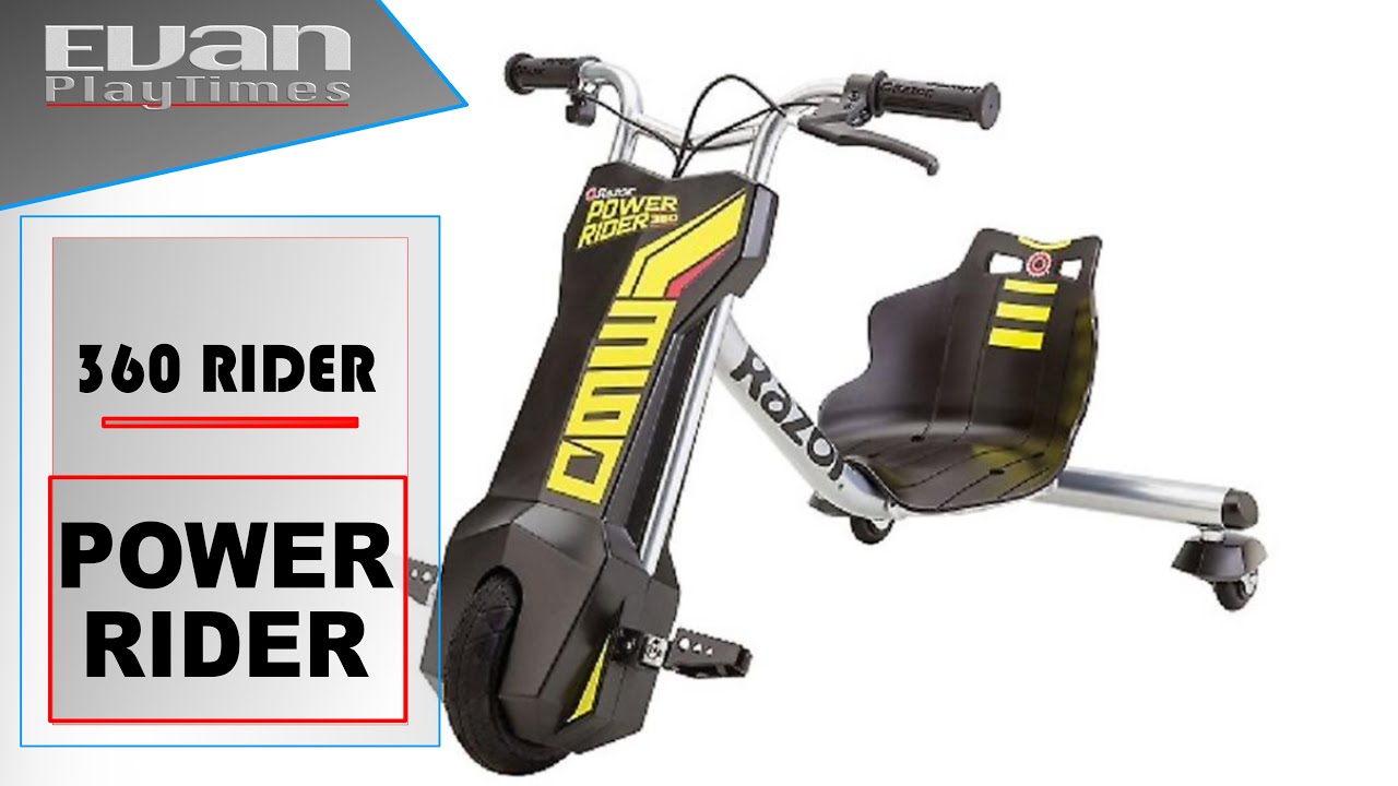 Razor Power Rider 360 | Included charger | Fun for Kids - YouTube